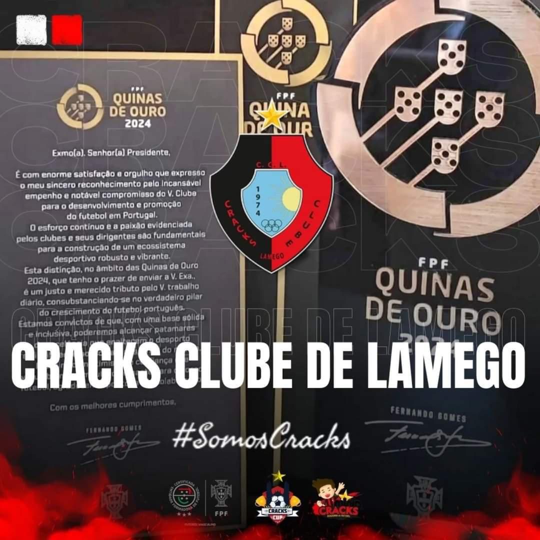 Quinas de ouro 2024. Cracks Clube de Lamego