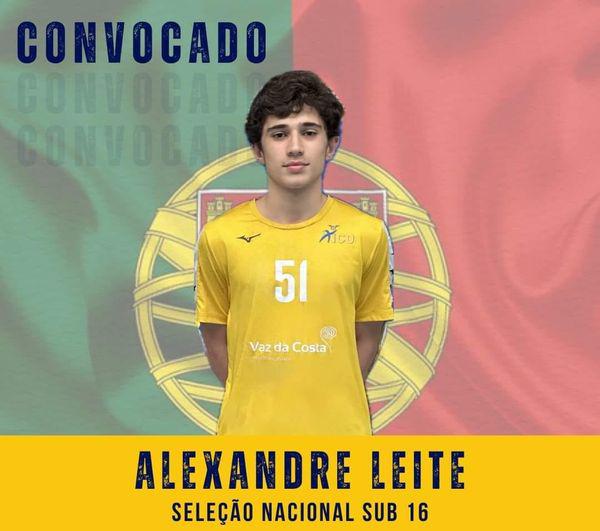Alexandre Leite na Seleção Nacional Clube Desportivo Xico Andebol